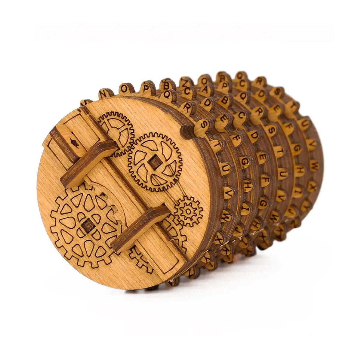 Kryptos Wooden Cryptex Kit Puzzle Box - Gift & Puzzle 2 in 1