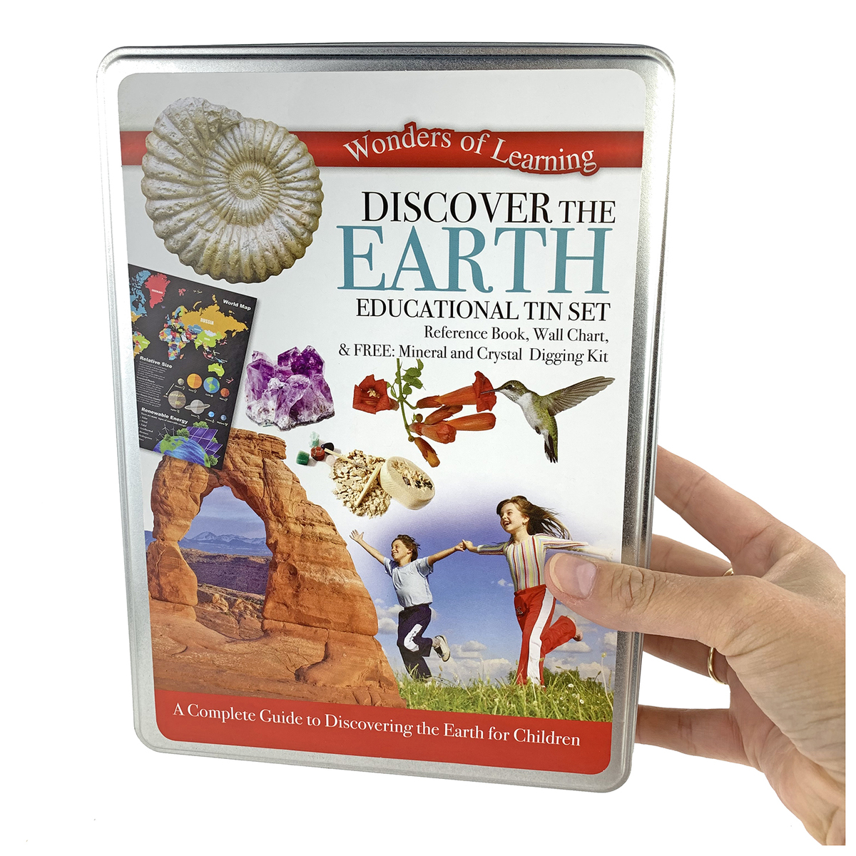 Discover the Earth Tin Set - Explore The Amazing Planet Earth