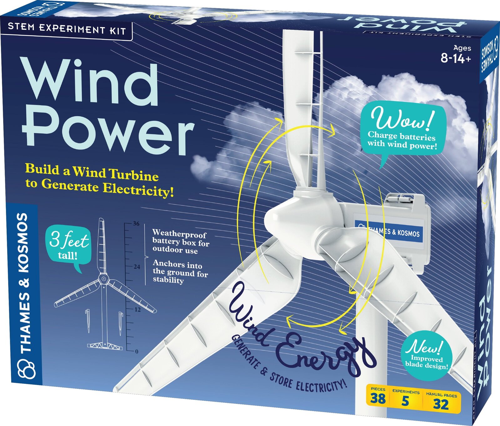 Wind Power Stem Experiment Kit - The Power Of Renewable Energy