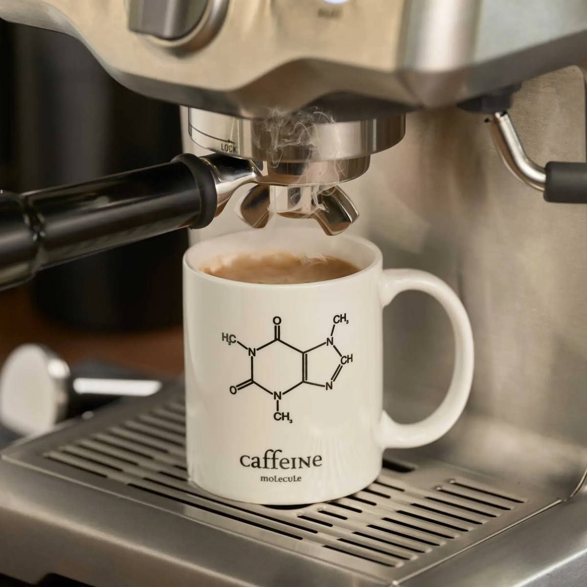 Caffeine Molecule Mug - Caffeinated Science Gifts