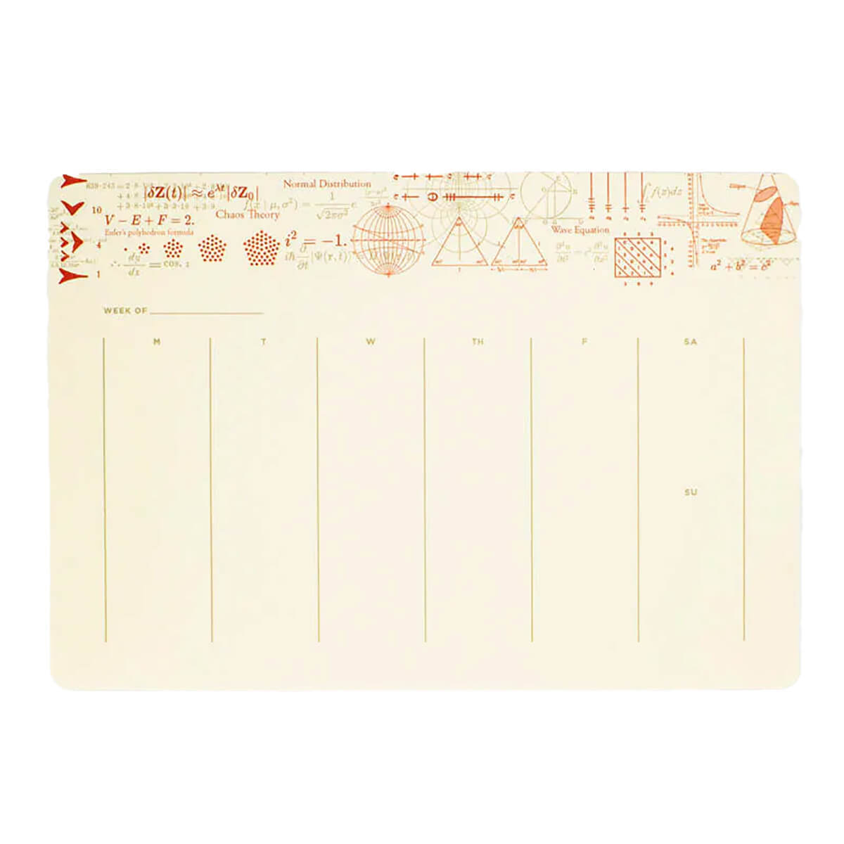 Equations Desk Calendar Notepad