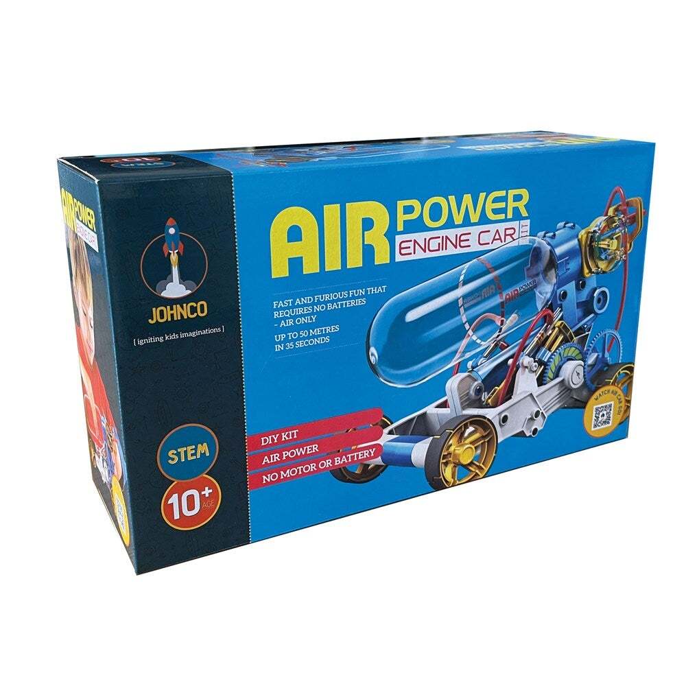 Air Powered Engine Car -A Build-and-Play Blast