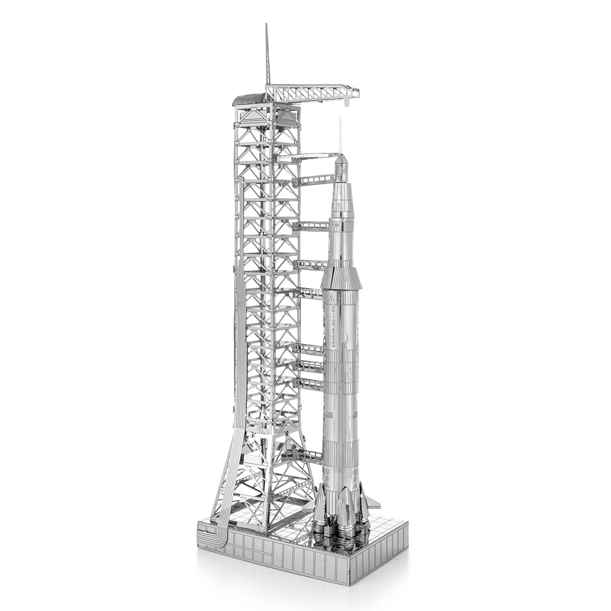 Metal Earth Apollo Saturn V with Gantry - Replica Space Model
