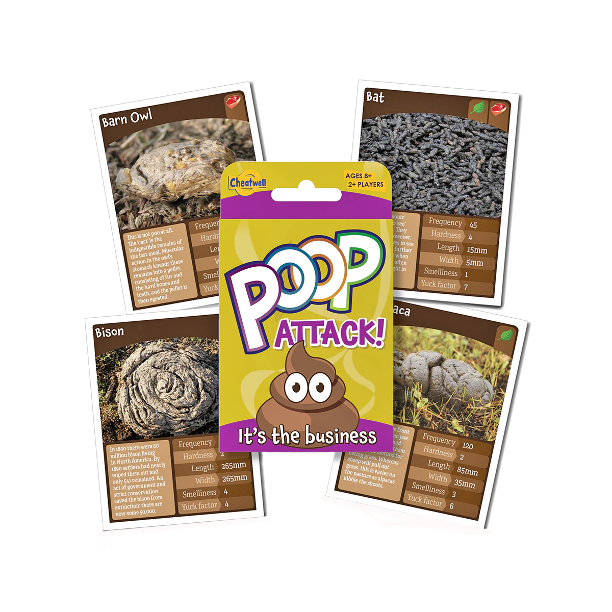 Poop Attack Card Game
