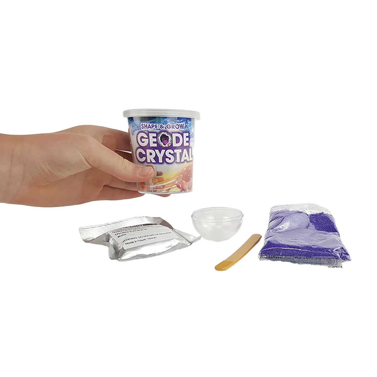 Shape and Grow Geode Crystal