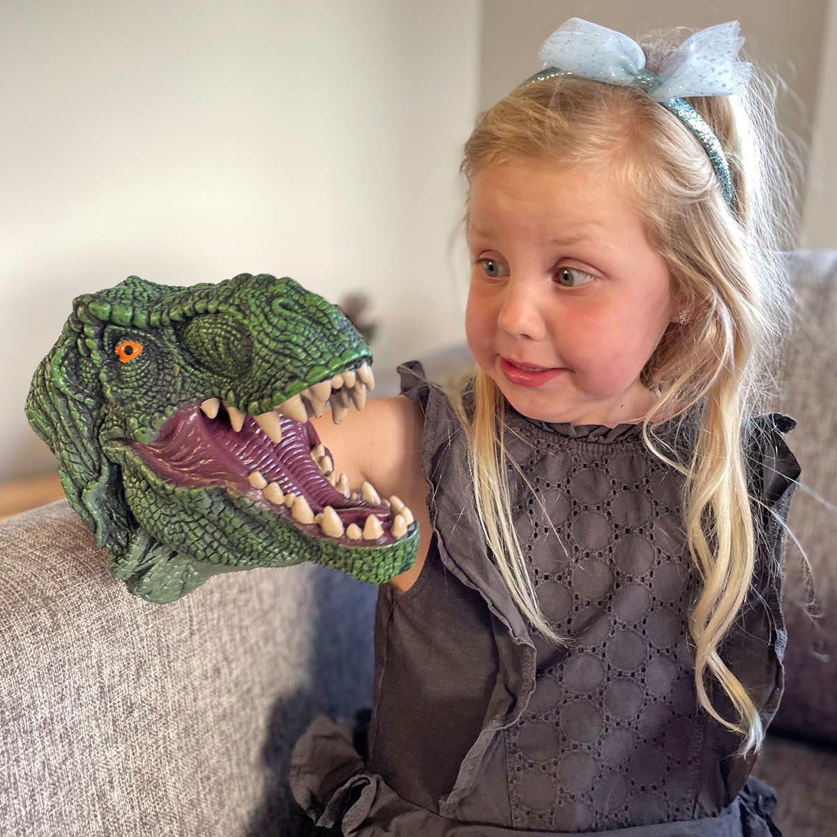 This T-Rex Hand Puppet is a Detailed Replica of a T-Rex!